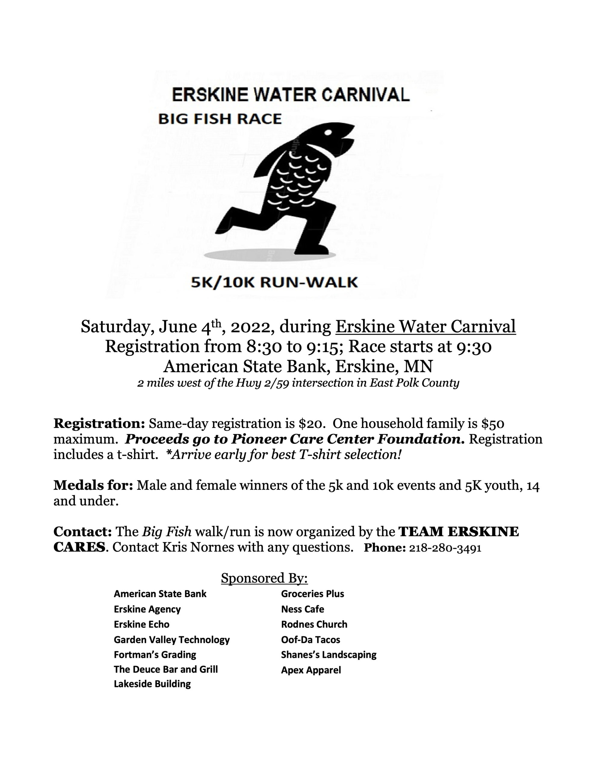 Big Fish Race 2022 – City of Erskine